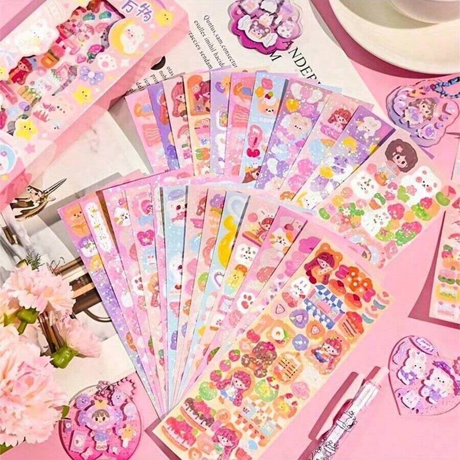 Premium Pack Of Non-Repeating Gu Card Stickers For Scrapbooking ...