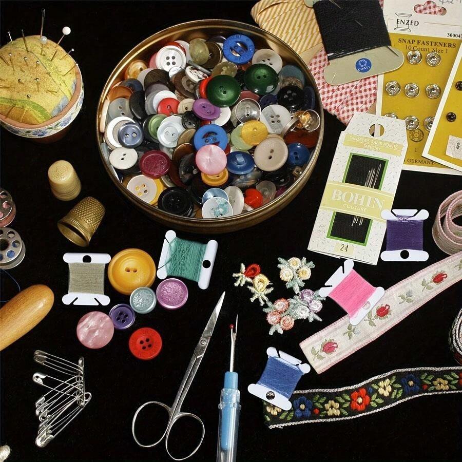 200pcs Plastic Embroidery Floss Bobbins, Embroidery Thread Card For ...