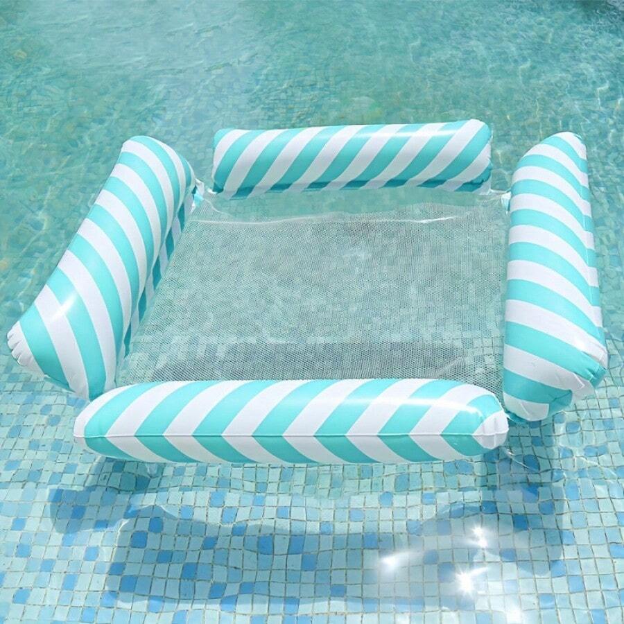 2 Packs Pool Floats Chairs Adult, Inflatable Pool Lounge Chairs,Blow Up ...