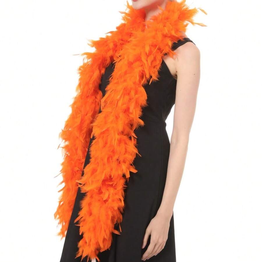80 Gram Artificial Chandelle Feather Boa, 2 Yard Long-Great For Party ...