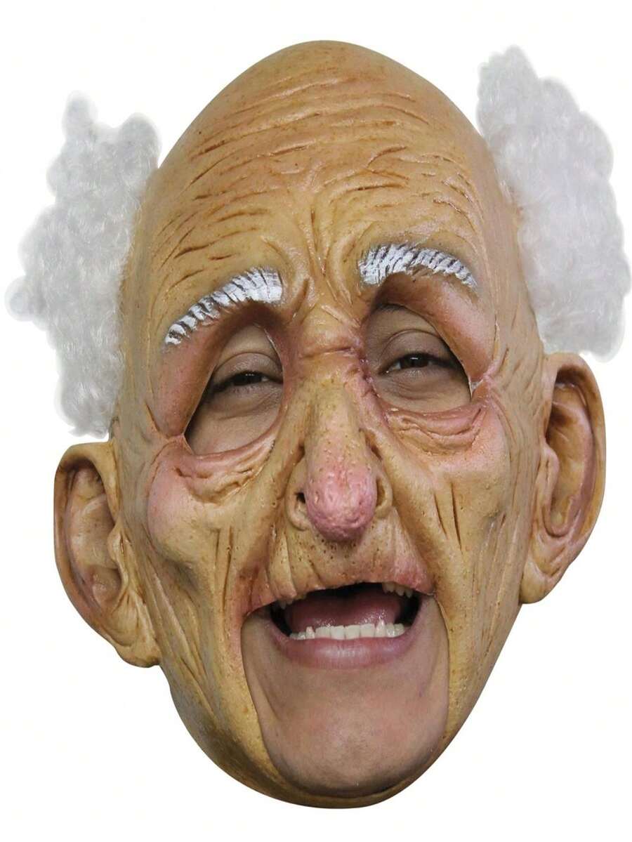 Oldman Deluxe Chinless Latex Mask | SHEIN USA
