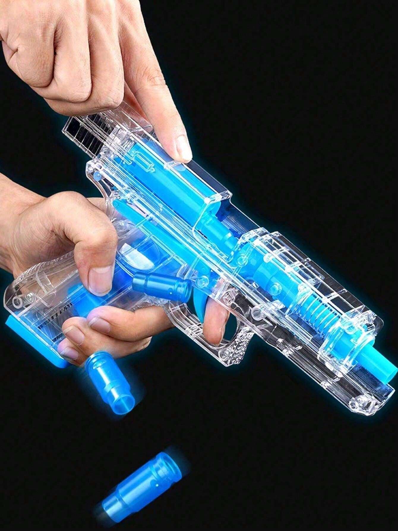 One Soft Bullet Gun Semi-Automatic Pistol Toy With Ejection System For ...