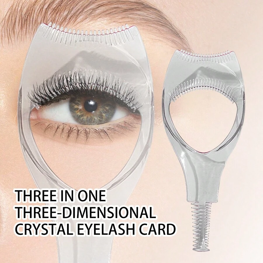 1pc 3-In-1 Eyelash Helper Tool For Mascara, Eyeliner And Eyeshadow ...