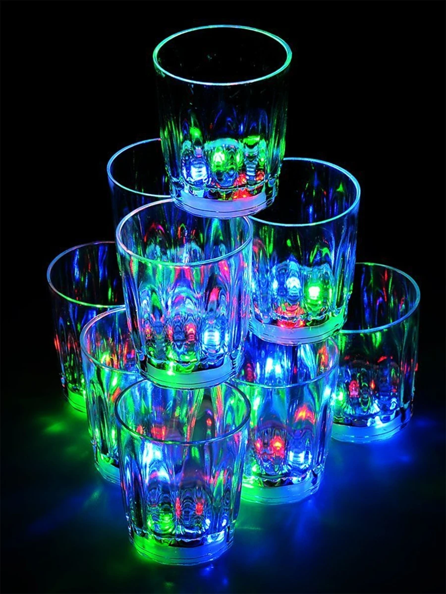 5pcs LED Flashing Cup, Party Cup For Guests, Bar Nightclub Party ...