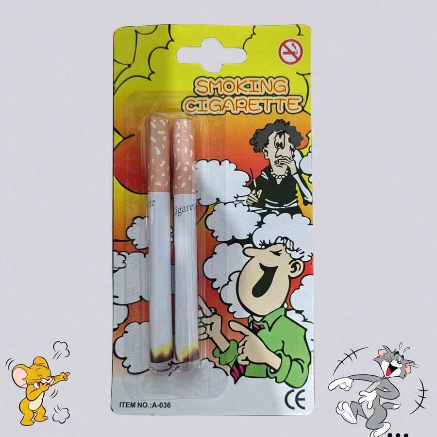 2pcs/Set Fake Cigarette Novelty Toy, Drama Performance Role Playing ...