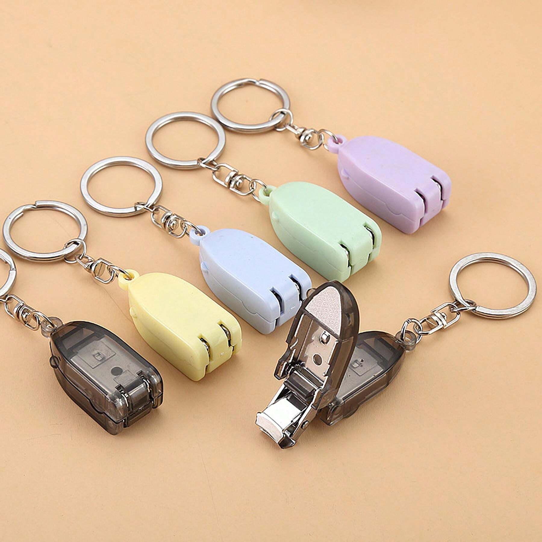 Mini Foldable Nail Clipper Keychain, Portable Stainless Steel Clippers ...