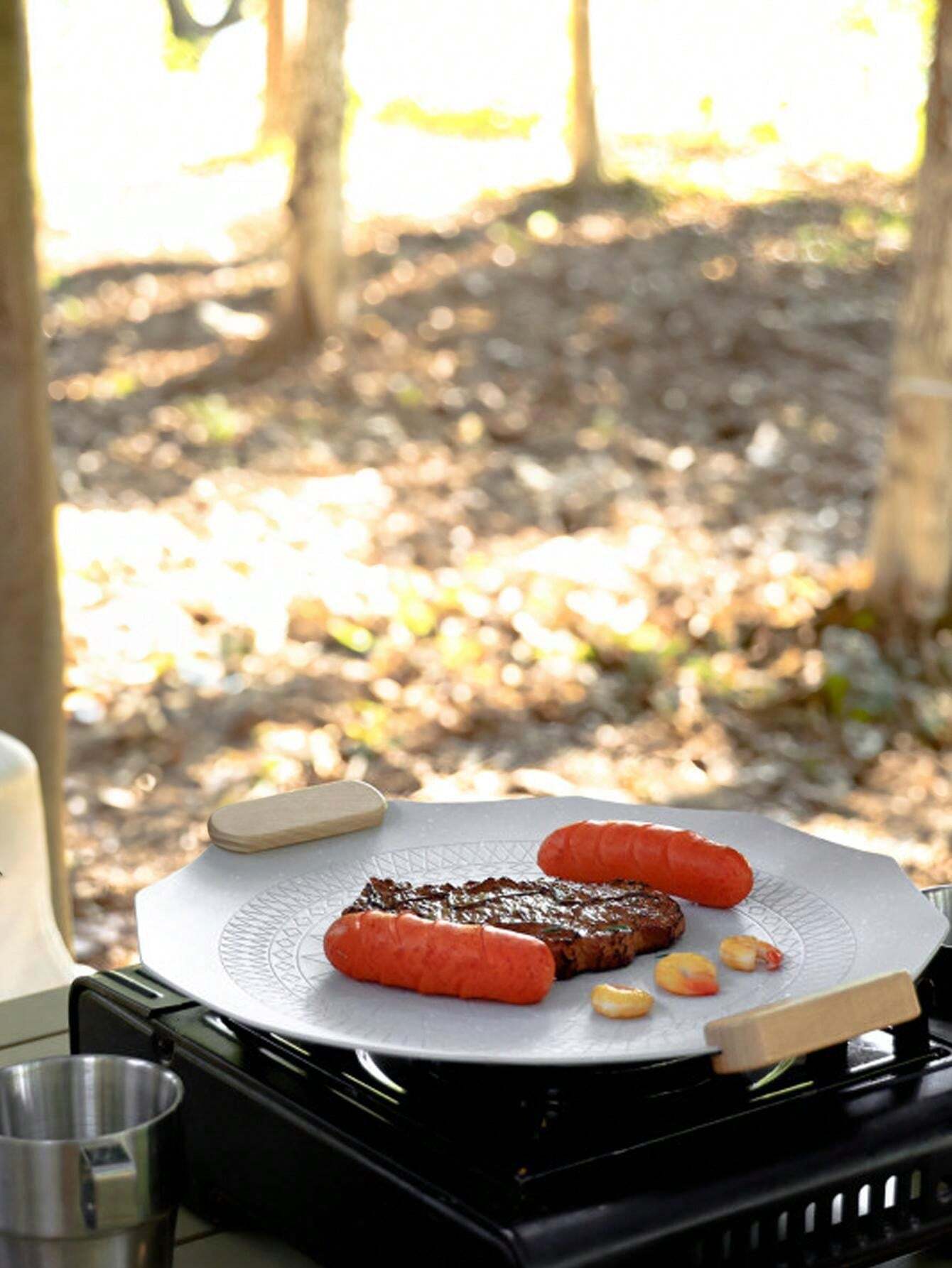 Outdoor Camping BBQ Grill Non-Stick Grill Circular Size 13 Inche/34cm ...