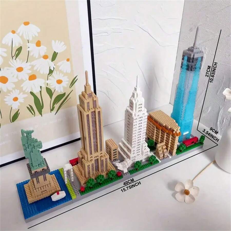 []Micro Mini Building Blocks Large-Scale World Famous Landmark Building ...