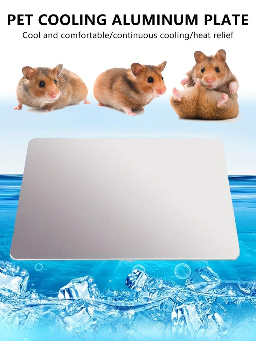 Aluminum Cooling Pad Pet Supply For Hamsters & Small Animals To Beat ...