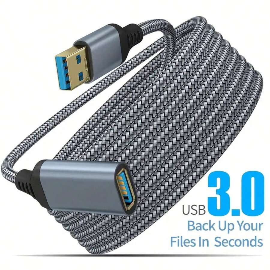 Cable de extensión USB 3.0, cable de extensión macho a hembra para ...