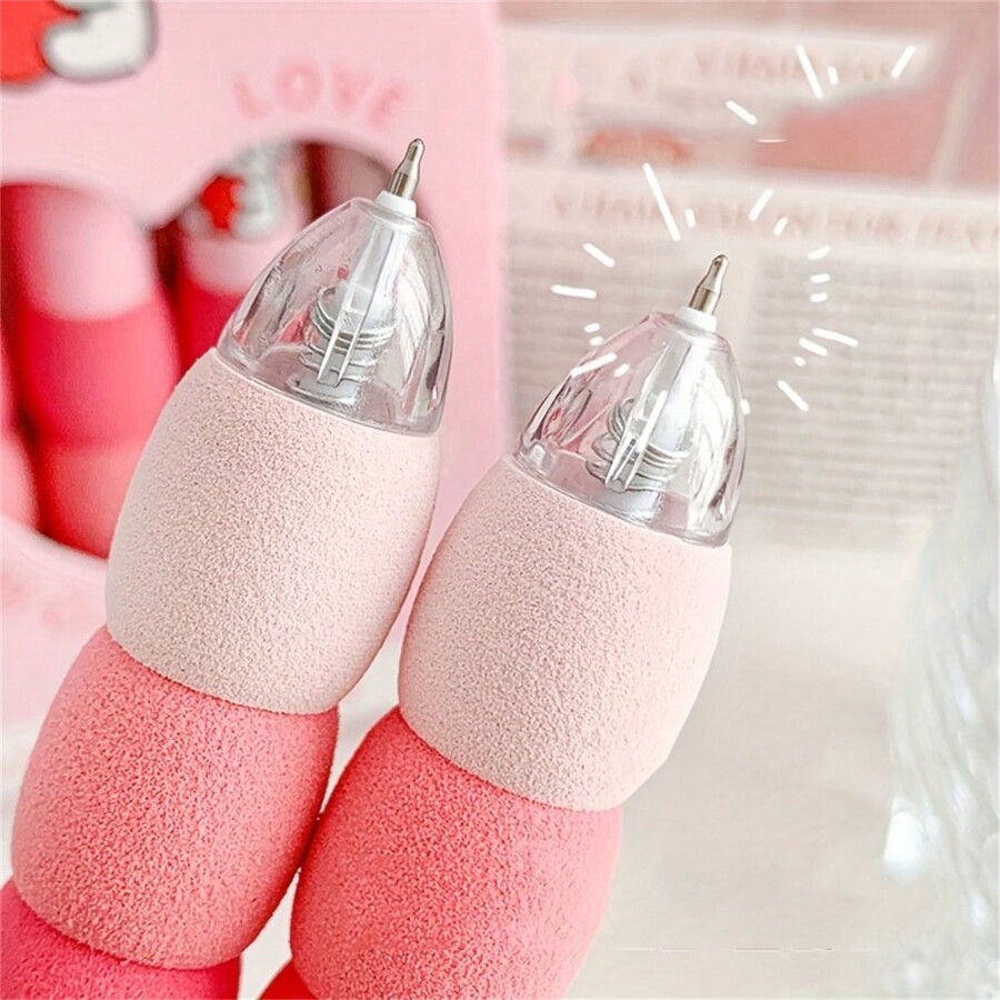 Chic 4-Piece Gel Pen Set With Sponge Grip - Quick-Dry, Fine Point 0.5mm ...