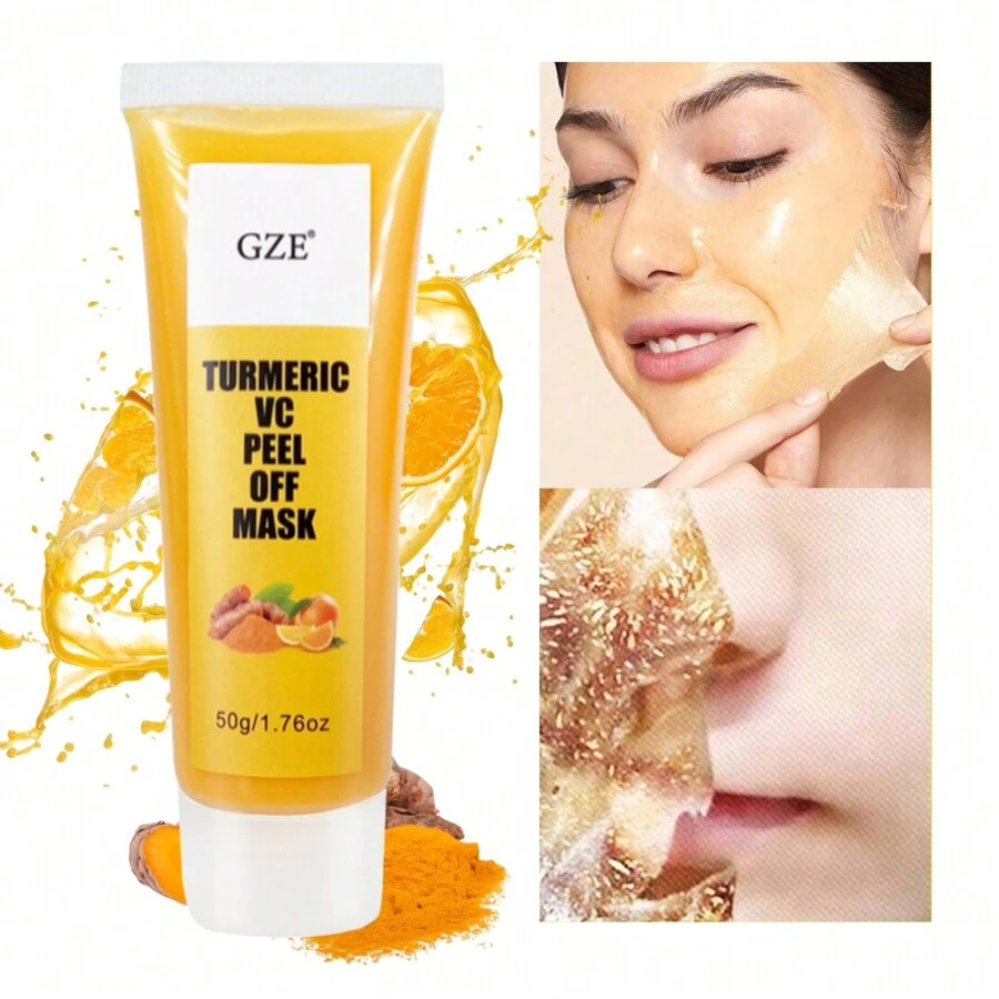 Máscara Facial de Limpeza Profunda GZE VC com Açafrão, Removedora de ...