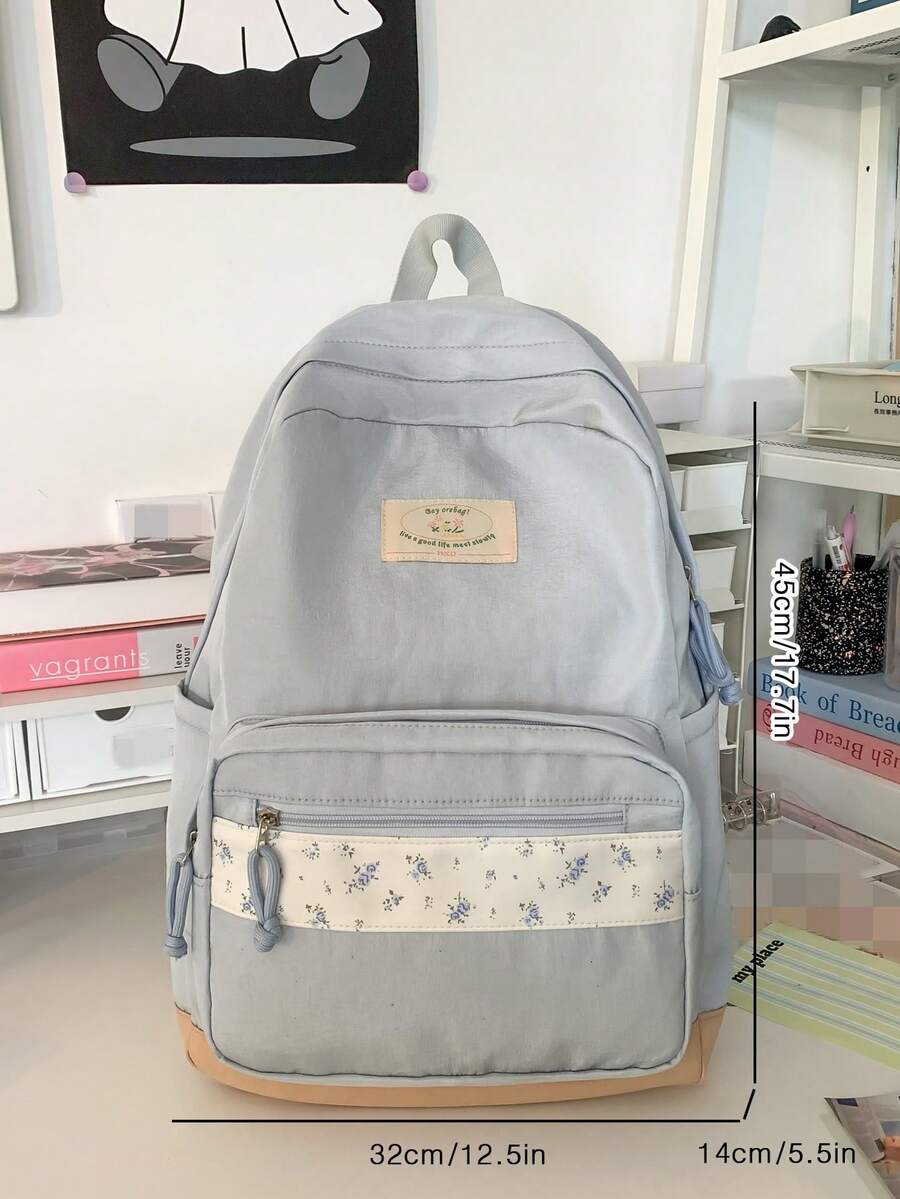 1 Pc Open School Season Big Children Backpack Pupil Middle School ...