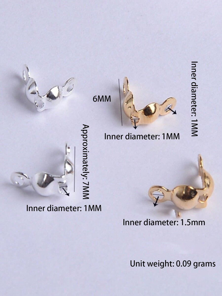 18K Gold Plated Silver Double Pendant Fastener With Color Retaining ...