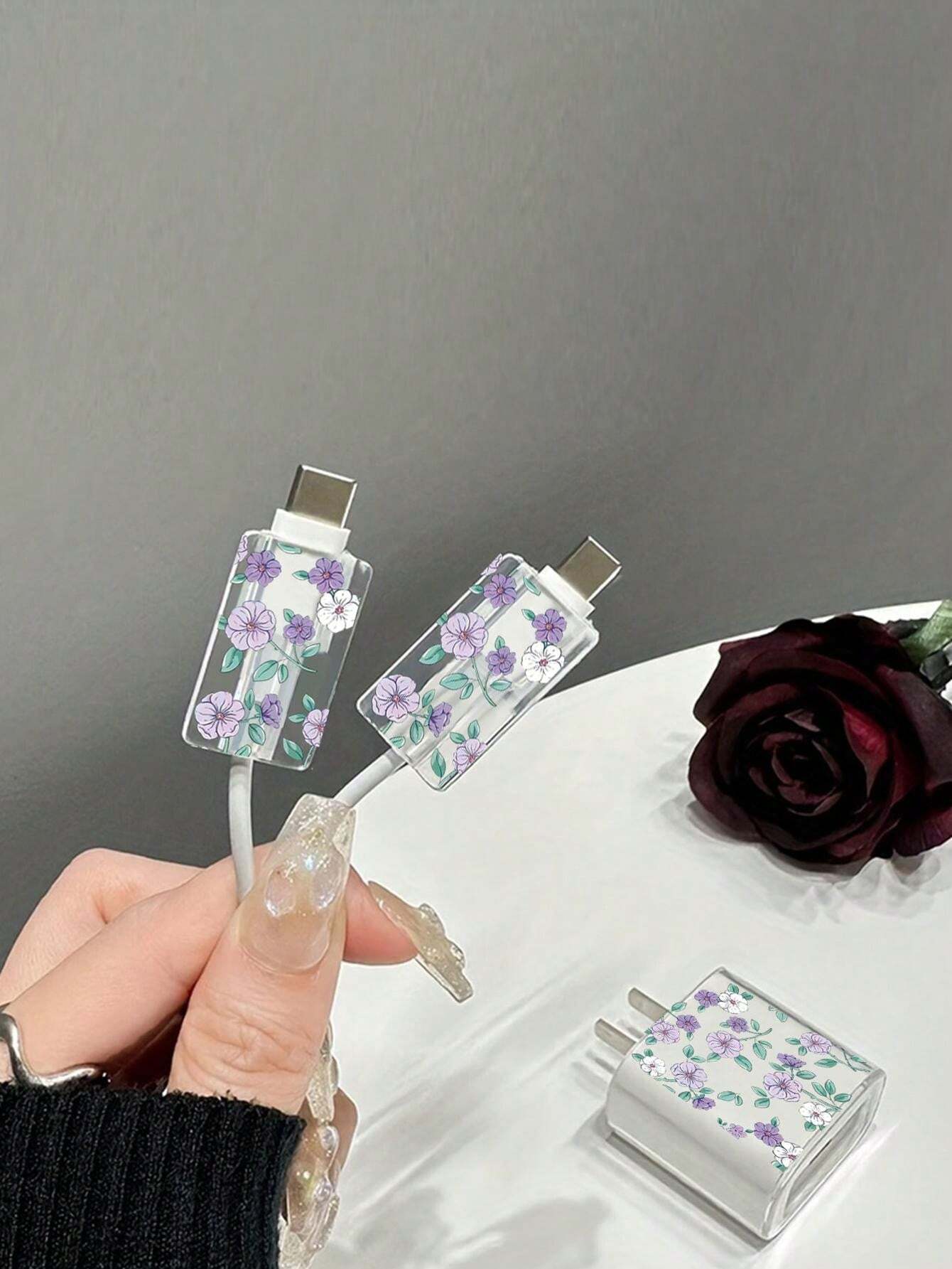 IPhone Charger Protector Set With 20W Charger Head Cover, 18W Data ...