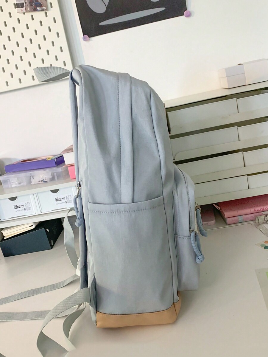 1 Pc Open School Season Big Children Backpack Pupil Middle School ...