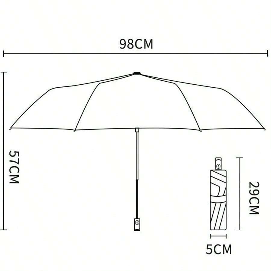 Panda Umbrella Women's Fully Automatic Sunny And Rainy Day Cartoon Cute ...