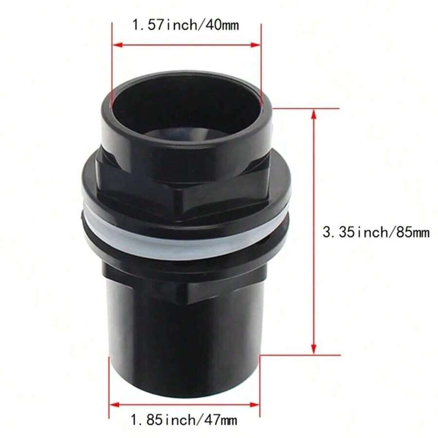 1Pc PVC Aquarium Water Pipe Connector Joint Straight Tubes Hose ...