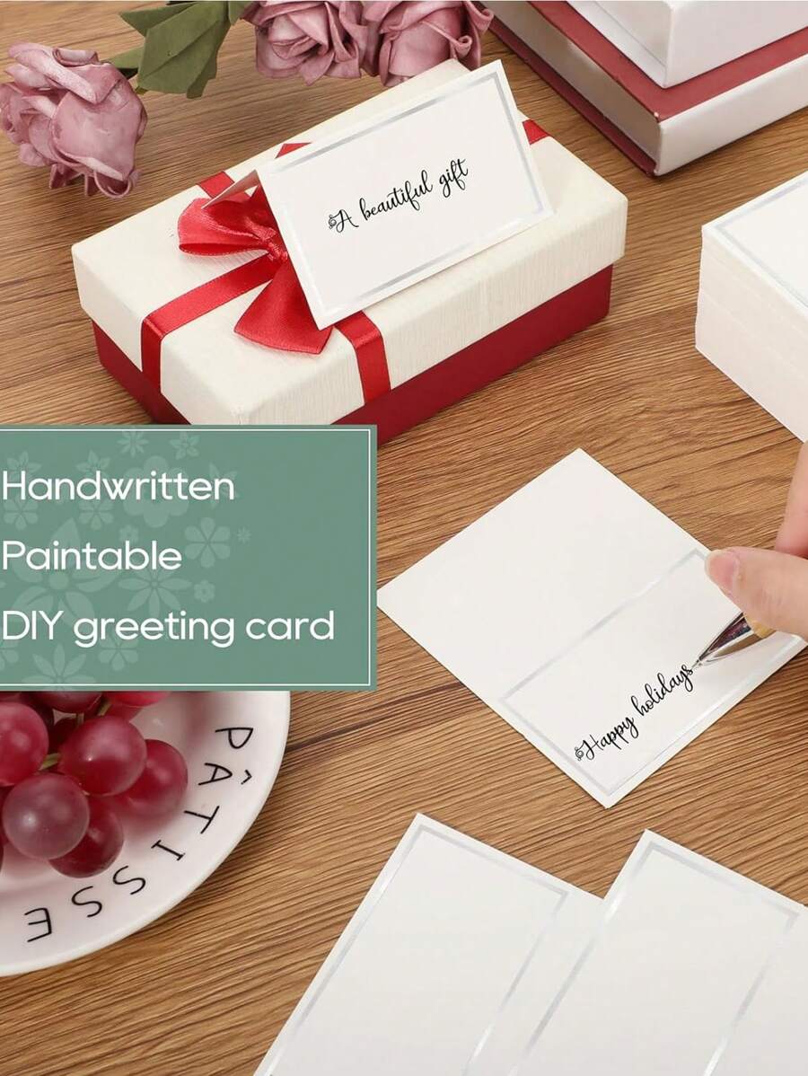 10/50/100pcs Gold Foil Wedding Table Place Cards, Personalized Guest ...