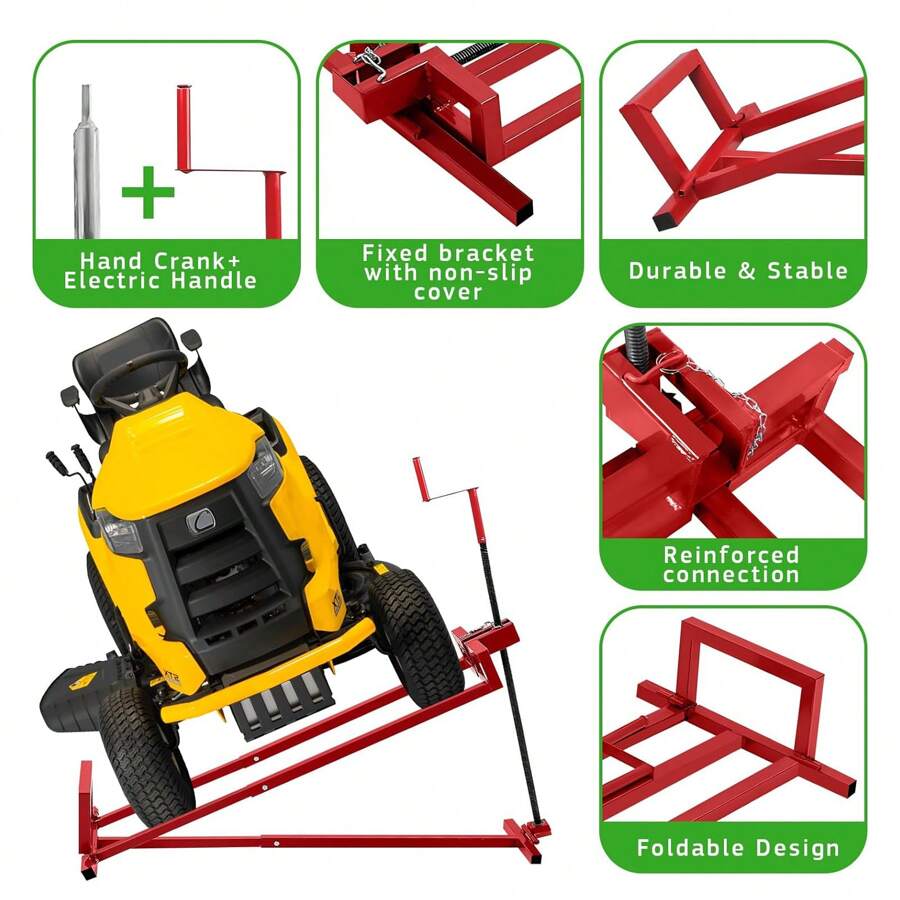 Lawn Mower Lift Jack, Lifting Platform 882 Lbs Capacity Telescopic ...