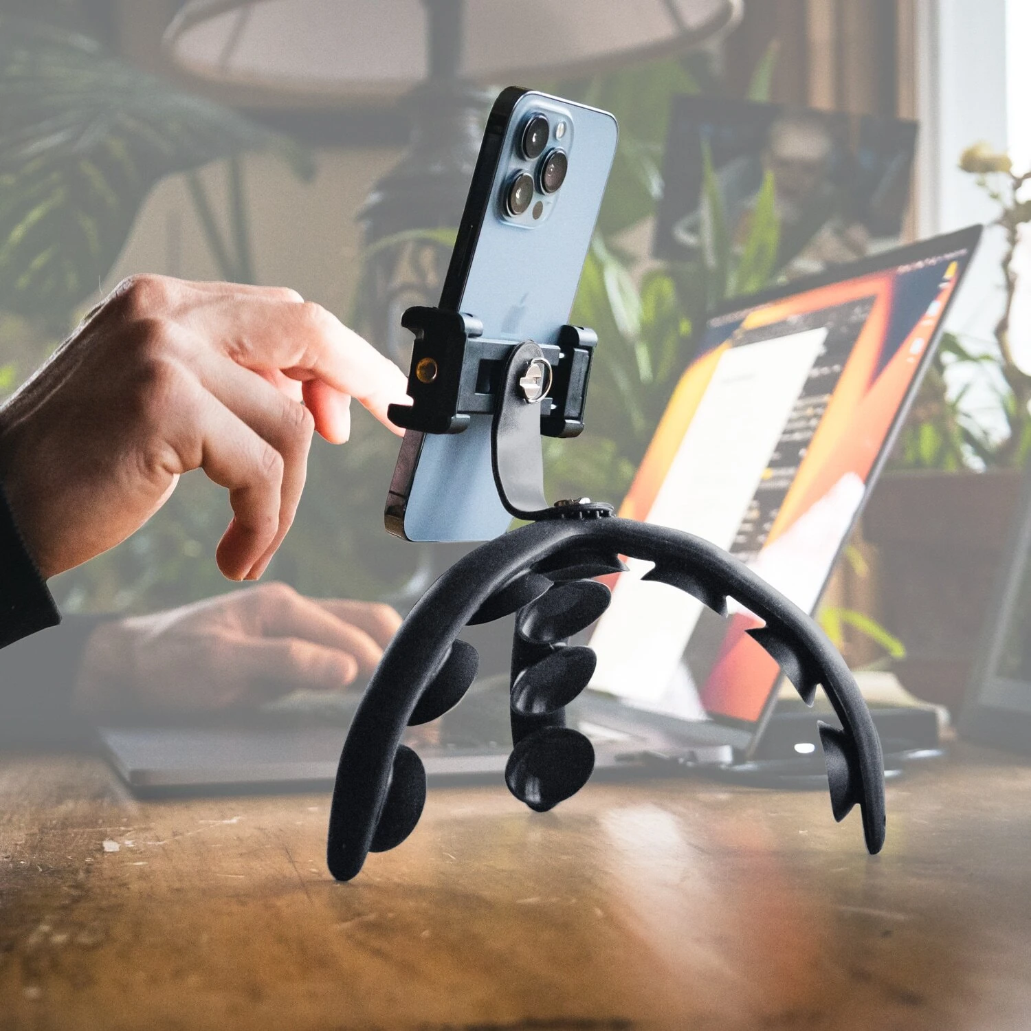 Tenikle Suction Mount, Ultimate Purple Silicone Flexible Suction Mount ...