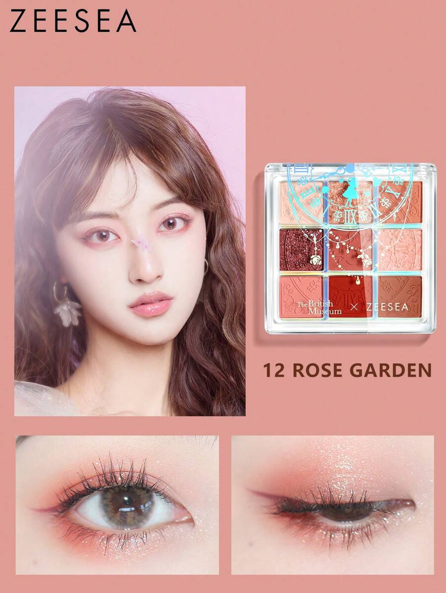Zeesea باليت ظلال العيون عالية الجودة بعنوان عالم أليس مكون من 9 ألوان، يتيح لك وضع مكياج للعيون ...