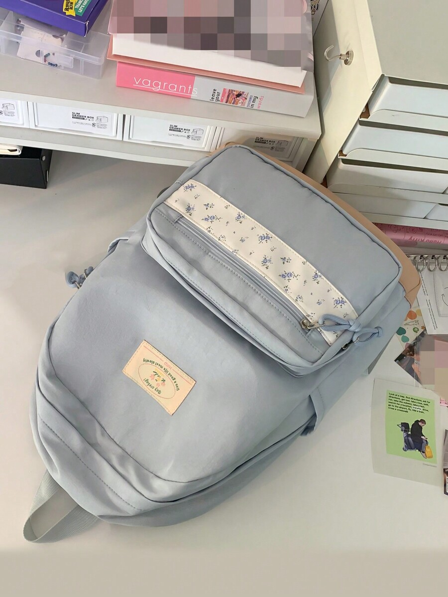 1 Pc Open School Season Big Children Backpack Pupil Middle School ...