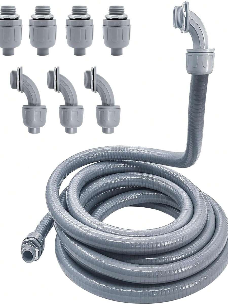 Liquid-Tight Conduit - 1/2inch 25 Foot Flexible Non Metallic Liquid ...
