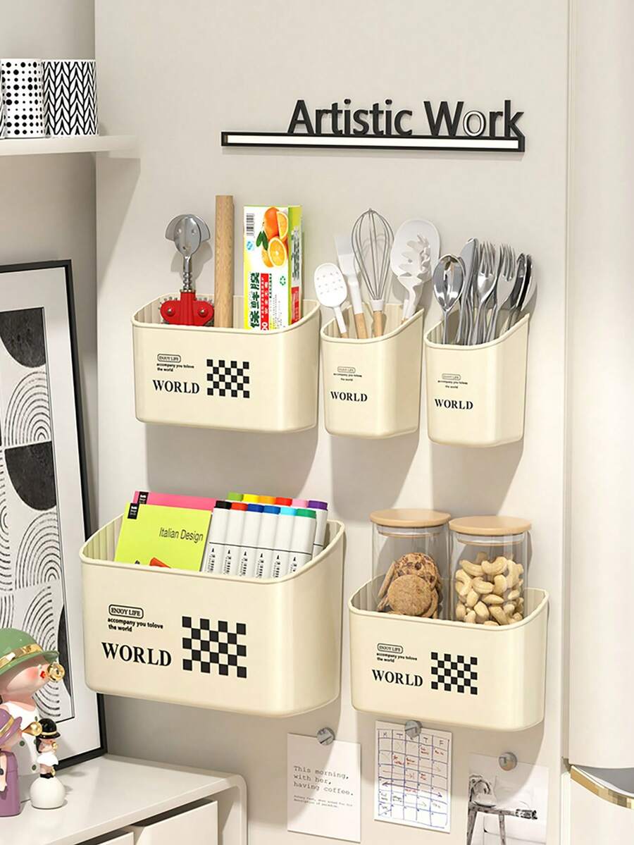 Magnetic Storage Box For Household, Side-Mounted On Refrigerator ...