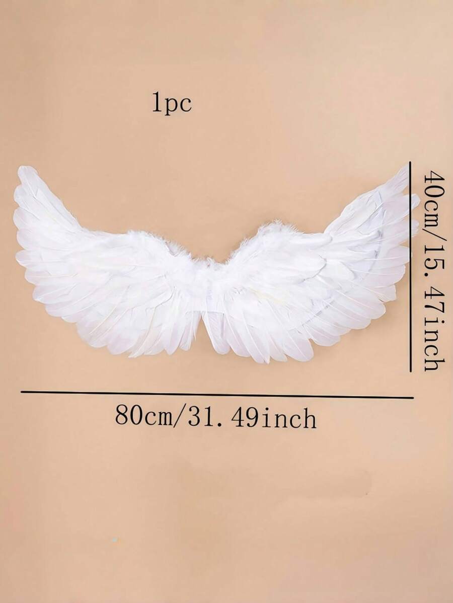 1pair White Women's Swallow Wings Angel Stage Performance Cosplay ...