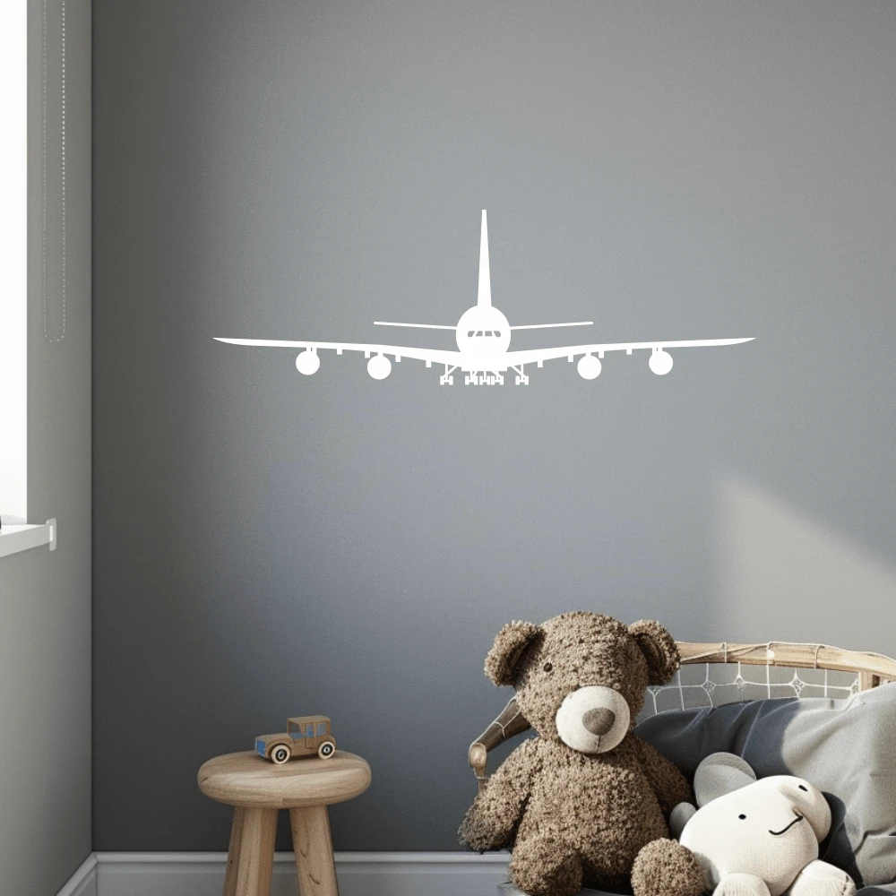 Jumbo Jet Wall Mural - Oversized Airplane Wall Sticker For Aviation ...