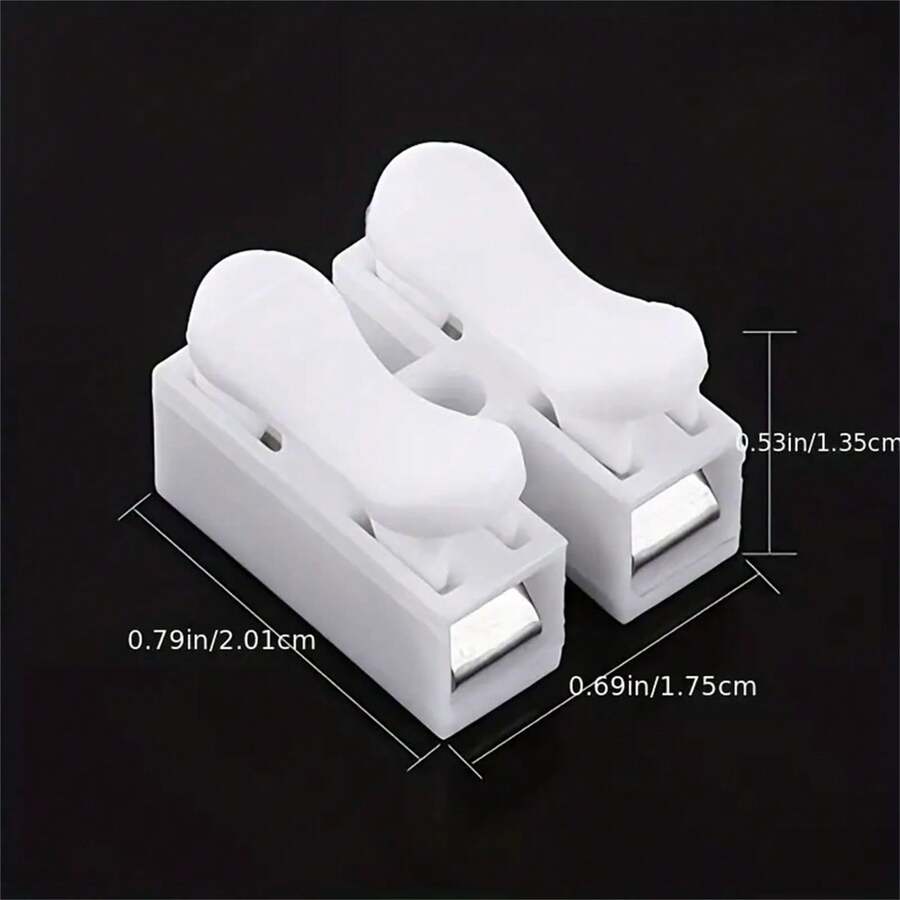 10~55pcs No Solding Welding Quick 2 Pins Cable Wire Connectors, CH-2 ...