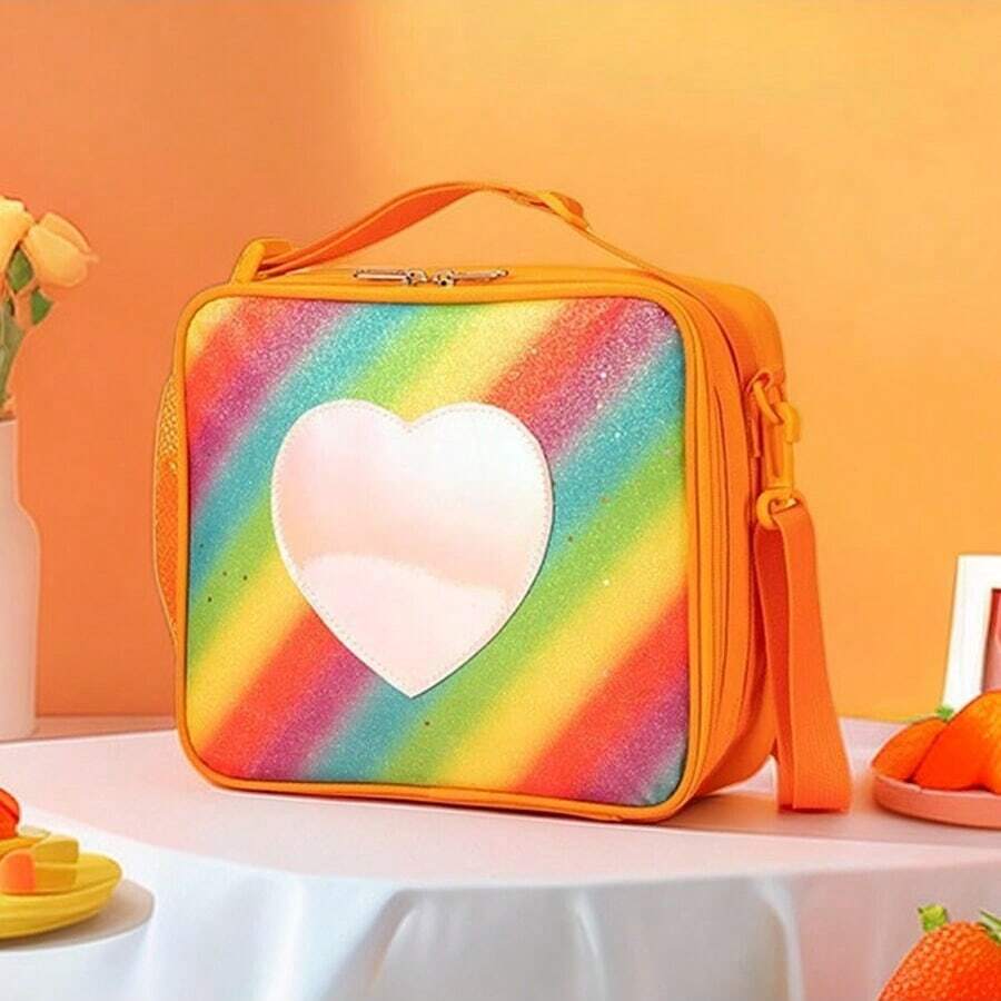 1PC Thermal Lunch Bag Portable Leak-Proof Lunch Box Food & Drink Cooler ...