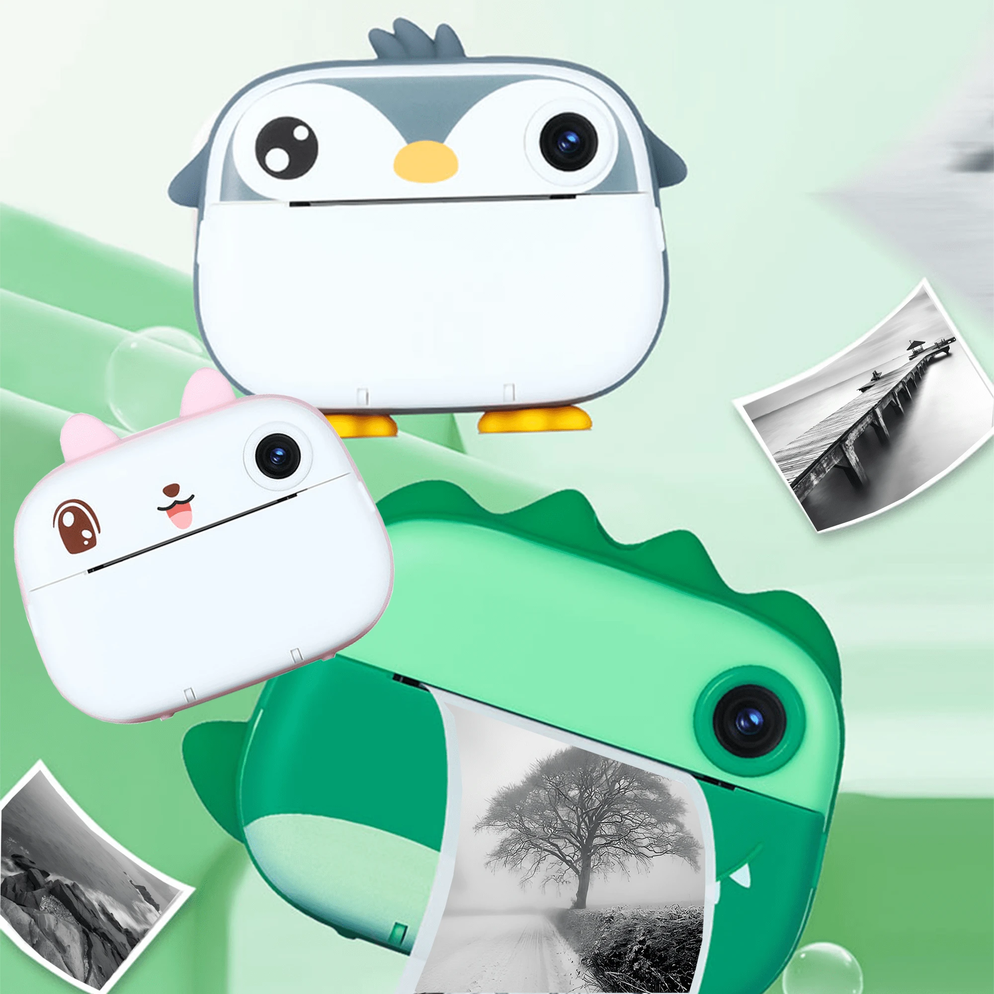 New Mini Instant Camera With Dual High Definition Cameras, 32GB Memory ...