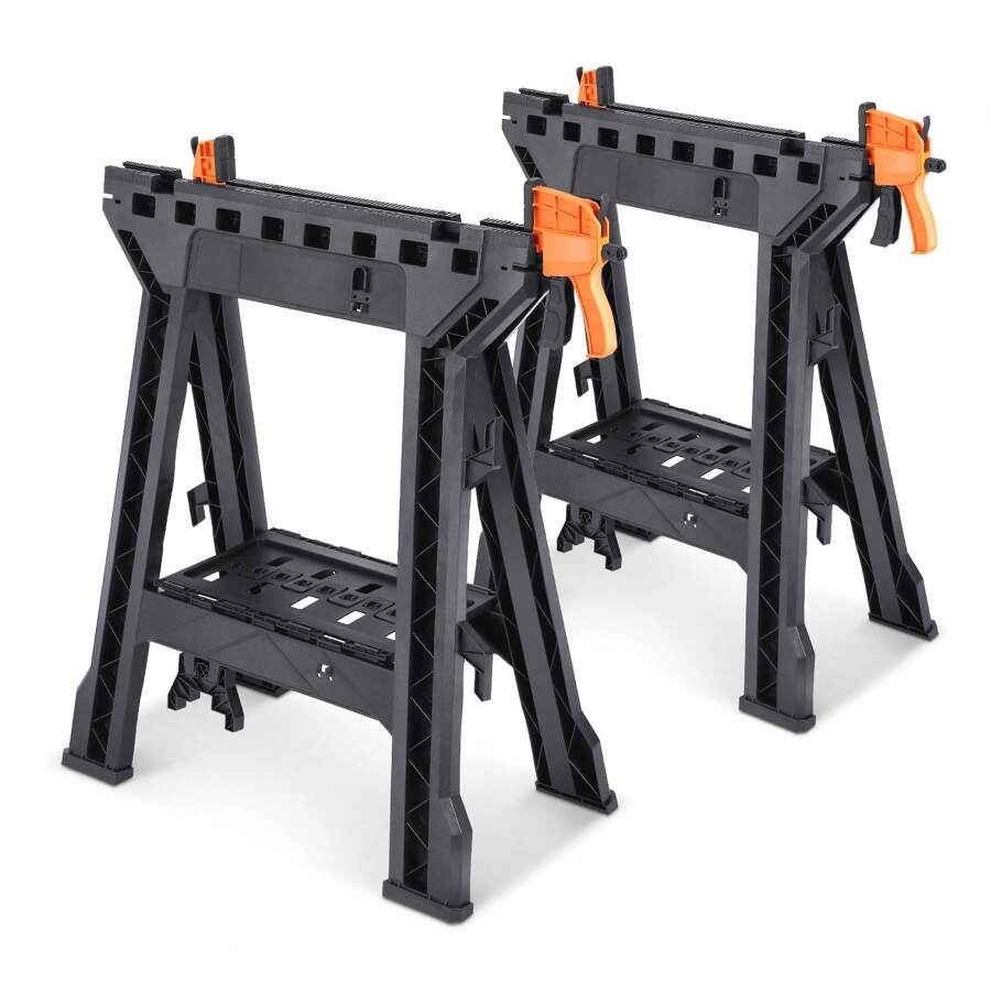 Heavy Duty 1000 Lb / 450 Kgs Capacity Folding Saw Horse For Slicing ...