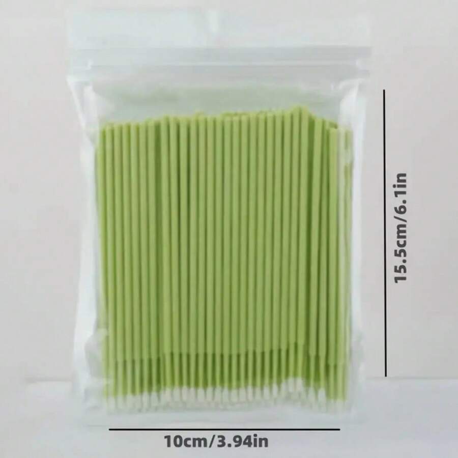Precision 100-Pack Micro Applicators: Eyelash, Nail Art & Makeup ...