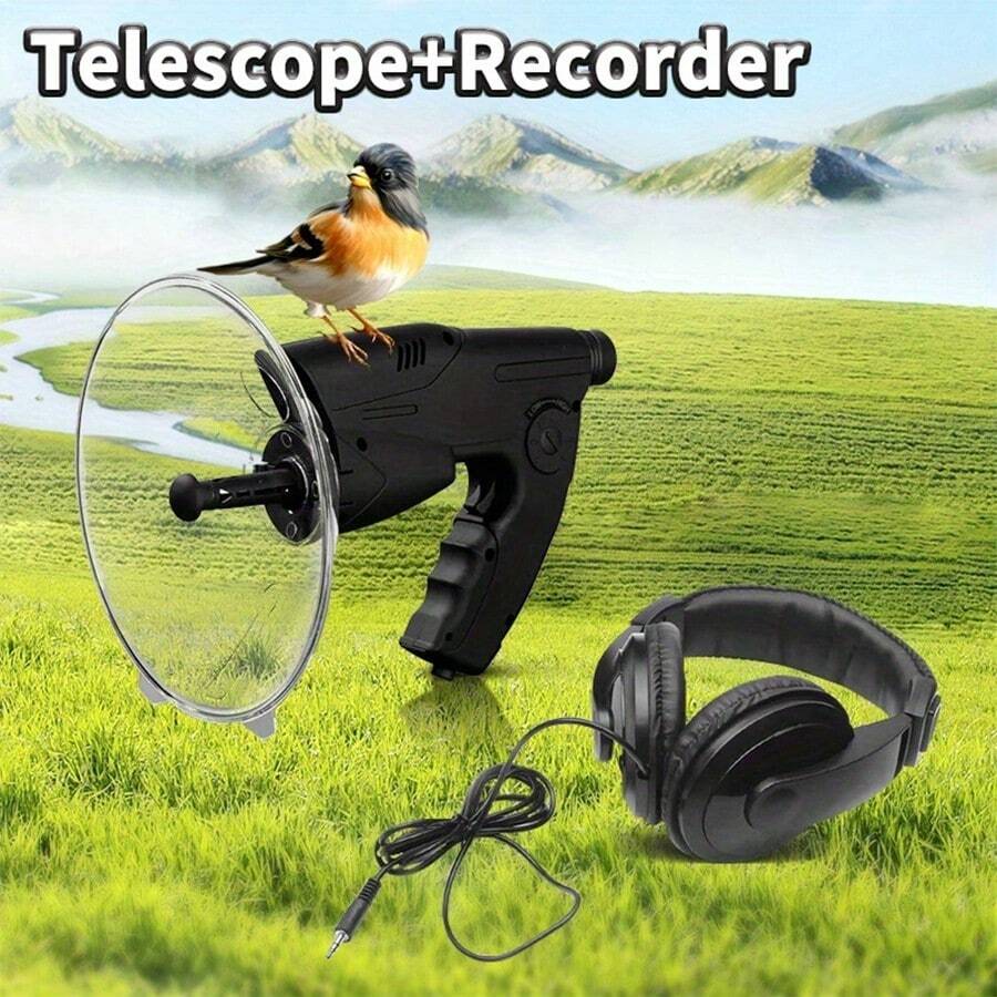 Bird Watching Monocular Telescope And Outdoor Animal Sound Amplifier ...