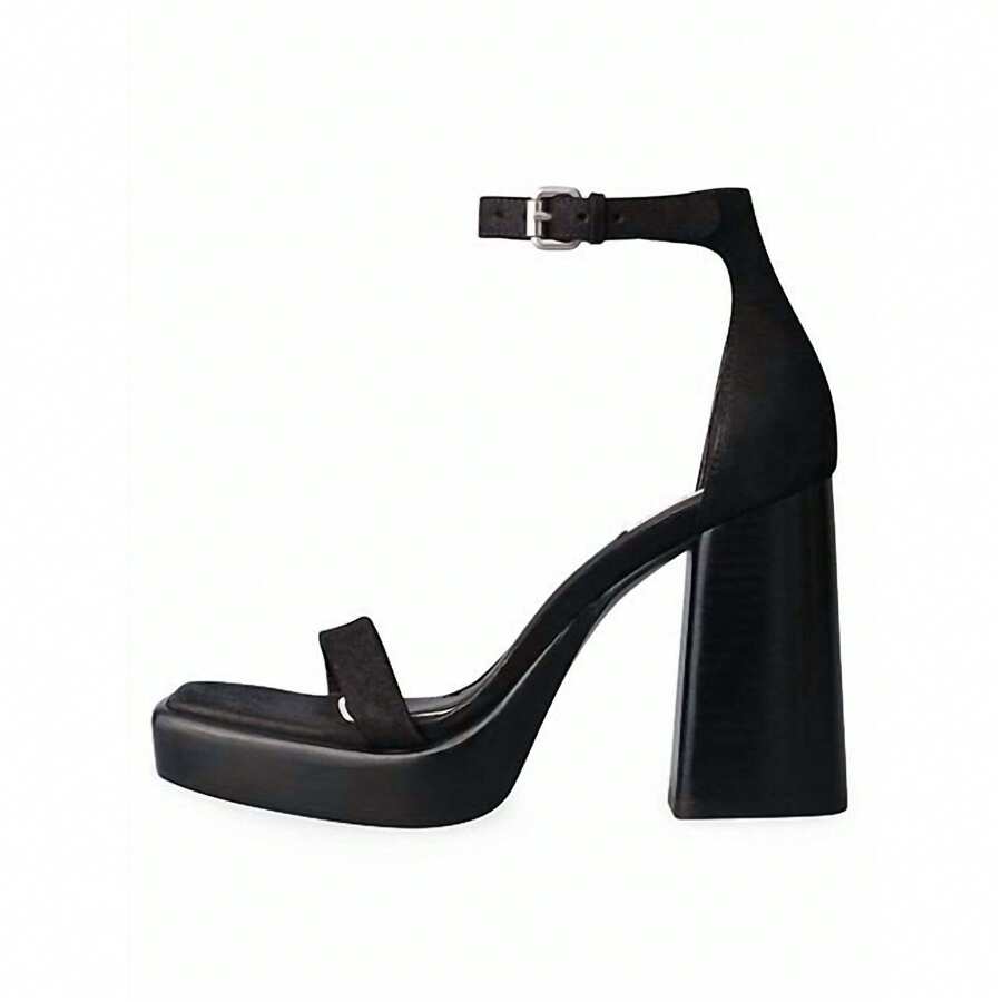 Rag & Bone RAG & BONE Women's Matrix Sandal In Black Suede | SHEIN USA