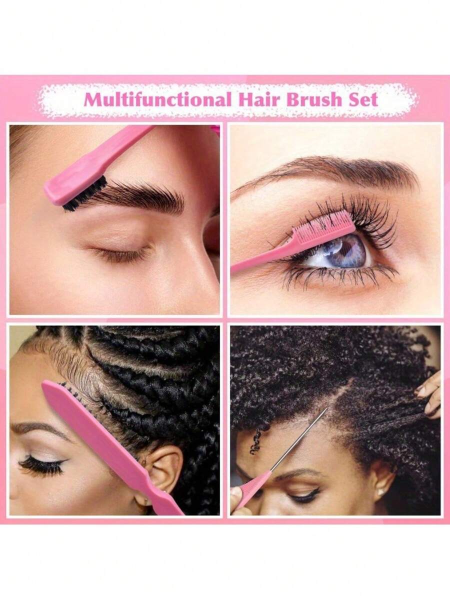 10pcs Hair Comb Set, Professional Hair Styling Comb Set For Salons ...