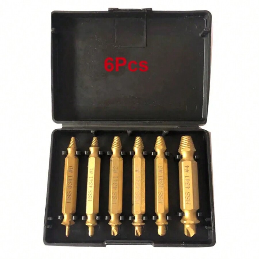 Set de 6 piezas de extractores de tornillos de gran resistencia ...