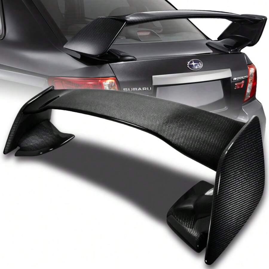 For 2015 - 2021 Subaru WRX STi Full Real Carbon Fiber Rear Trunk ...