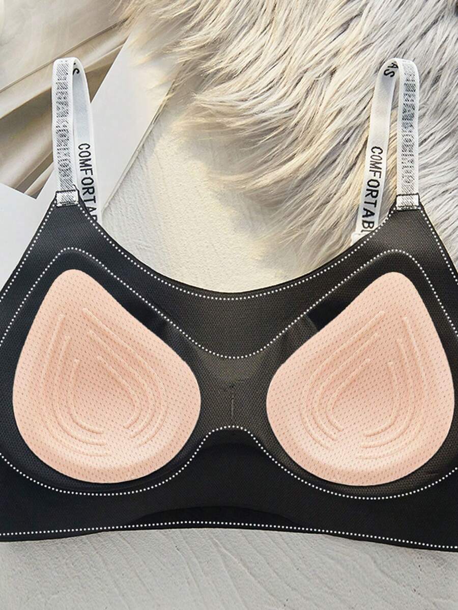 Beige spiraalvormige siliconen borstprothesen voor vrouwen na een borstamputatie, lichtgewicht ...