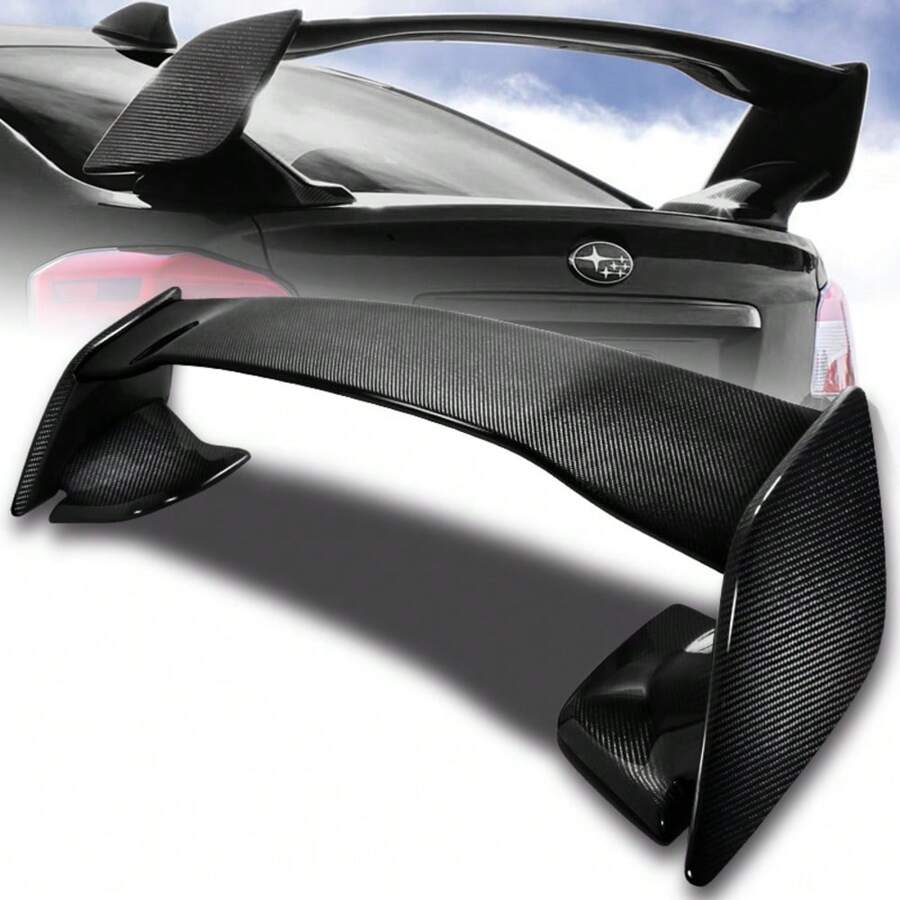 For 2022 2023 2024 Subaru WRX STi-Style Real Carbon Fiber Rear Trunk ...
