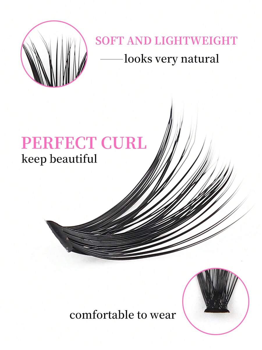 DIY Eyelash Clusters, Lengthening And Curling Eyelash Clusters, Super ...