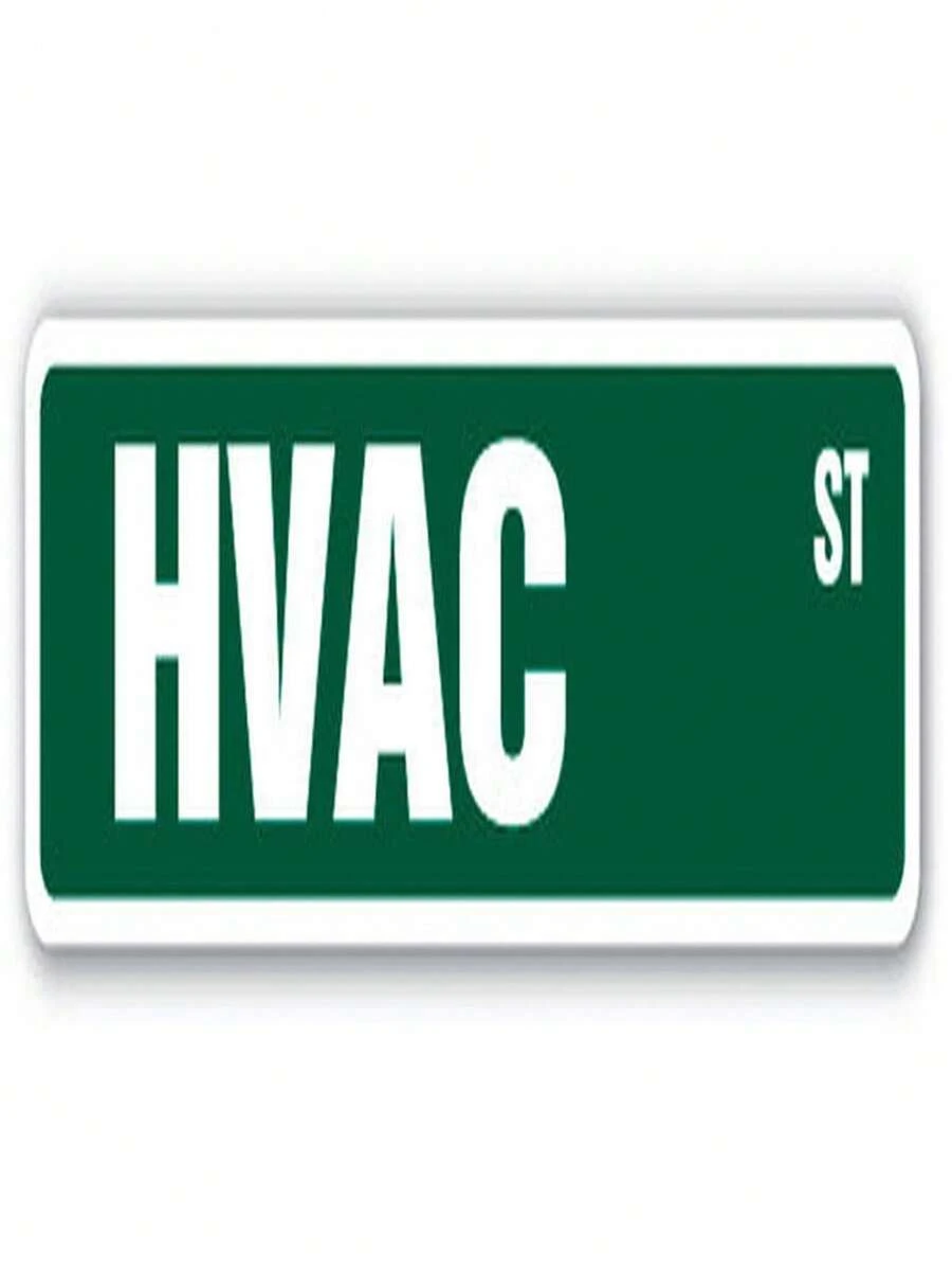 18 In. Hvac Street Sign - High Voltage Air Conditioning Ac | SHEIN USA
