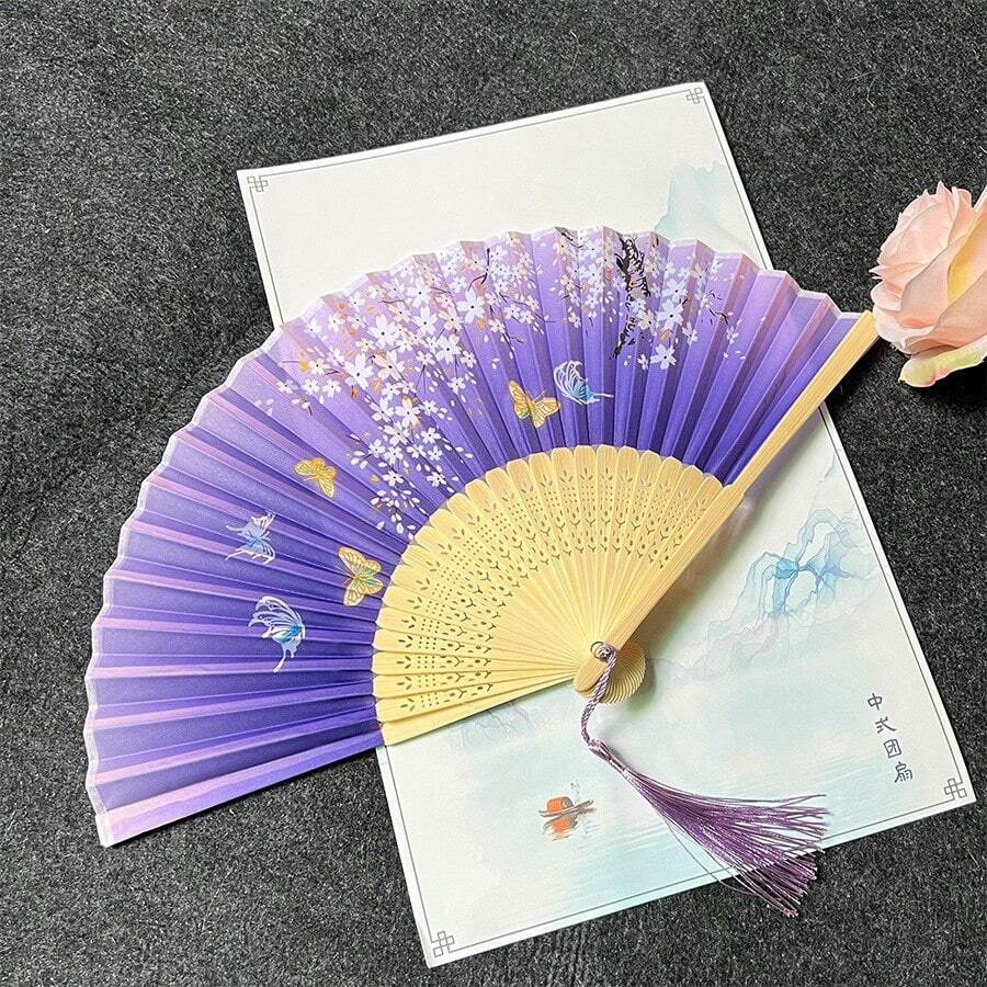 Ancient Fan Folding Fan Men And Women Classical Dance Fan Ancient ...