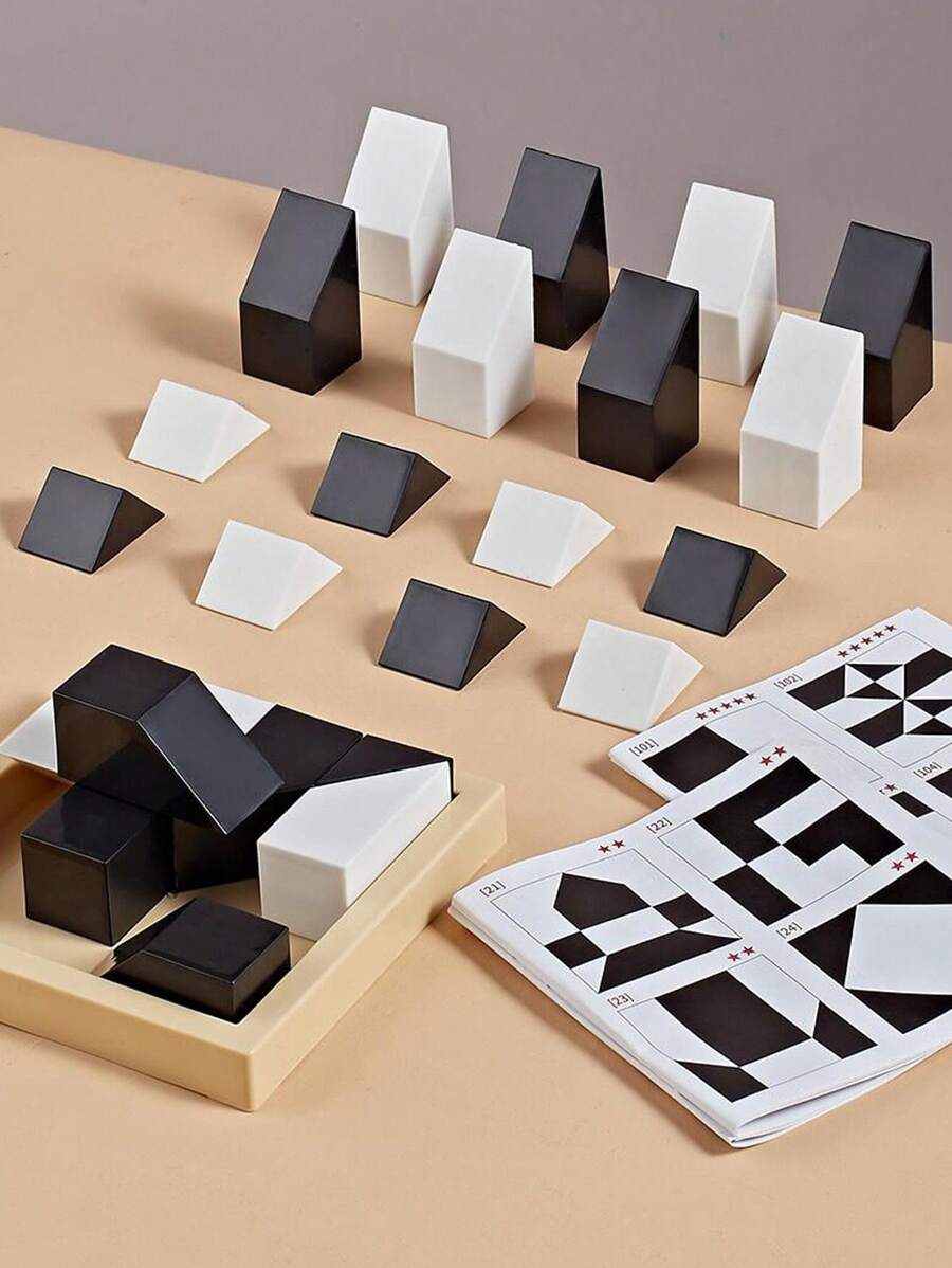 1 Box Hidden Brick Puzzle Game, Interactice Tabletop Party Mini Game ...