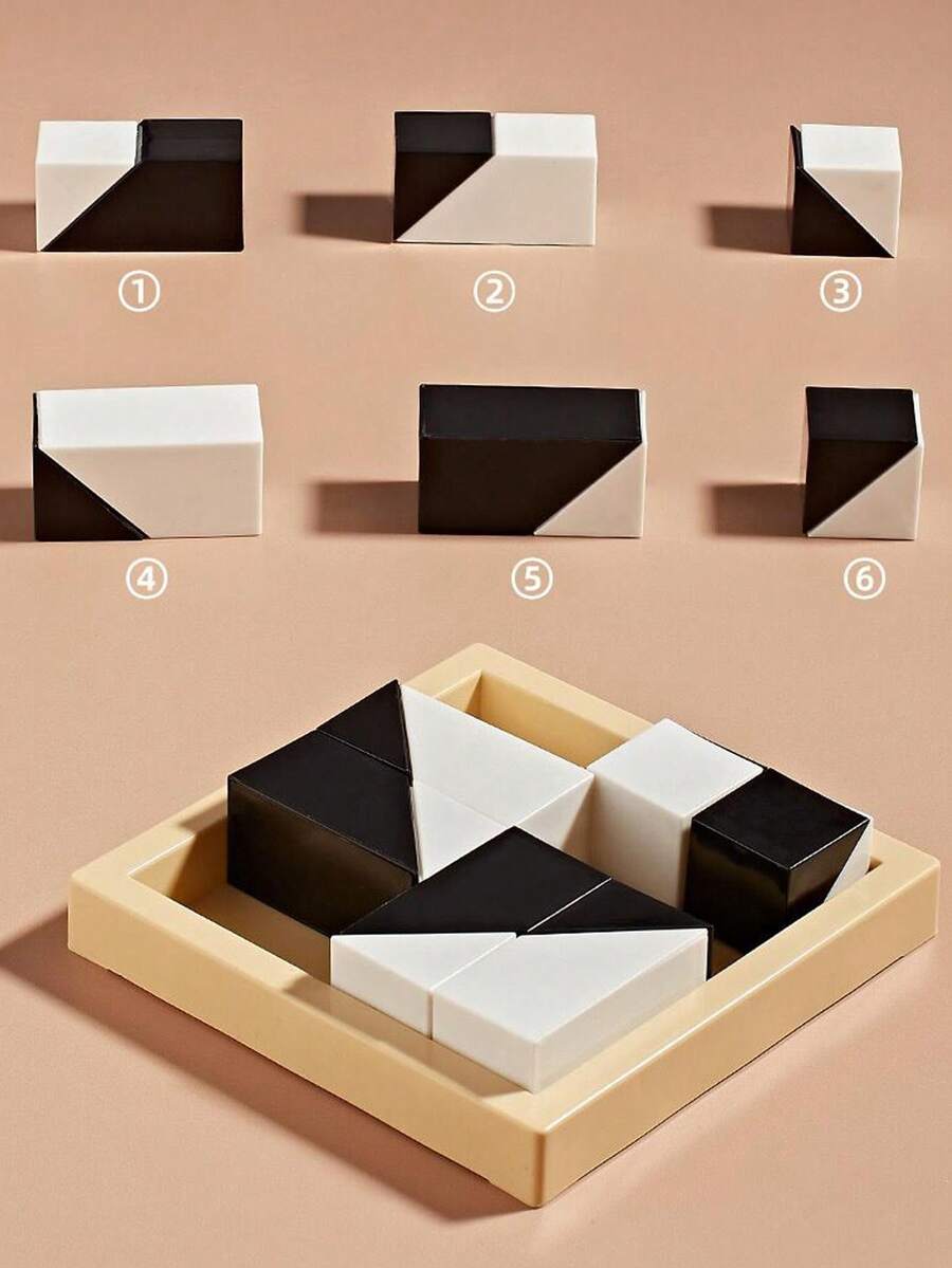 1 Box Hidden Brick Puzzle Game, Interactice Tabletop Party Mini Game ...