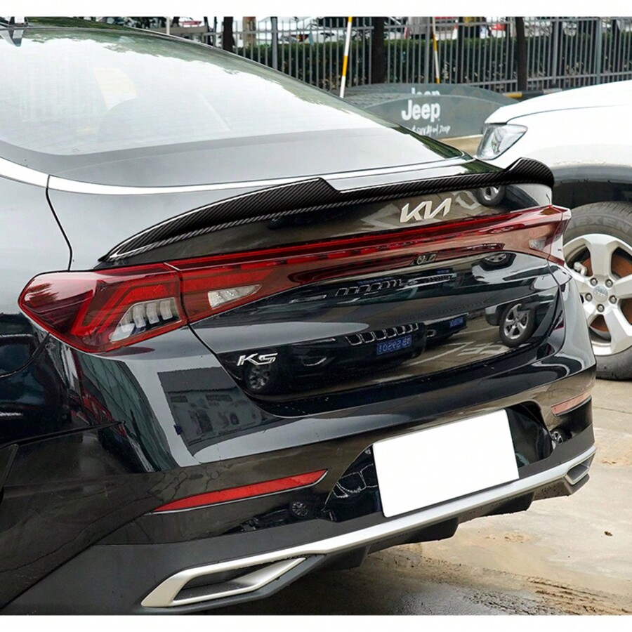 For 2021 2022 2023 Kia K5 Optima V-Style Carbon Fiber Duckbill Trunk ...