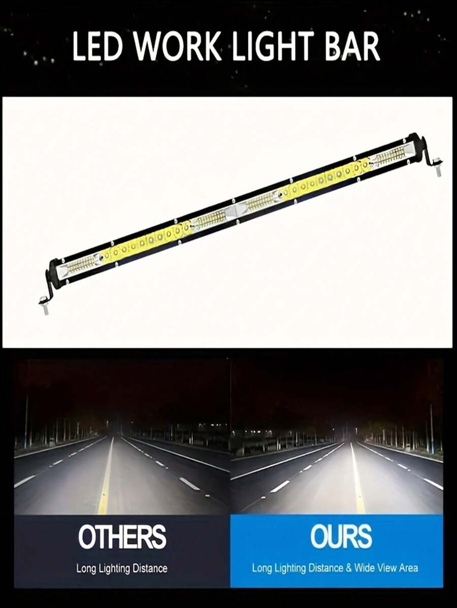 21 Inch LED Work Light, Universal Slim Single Row 11 Inch LED Light ...